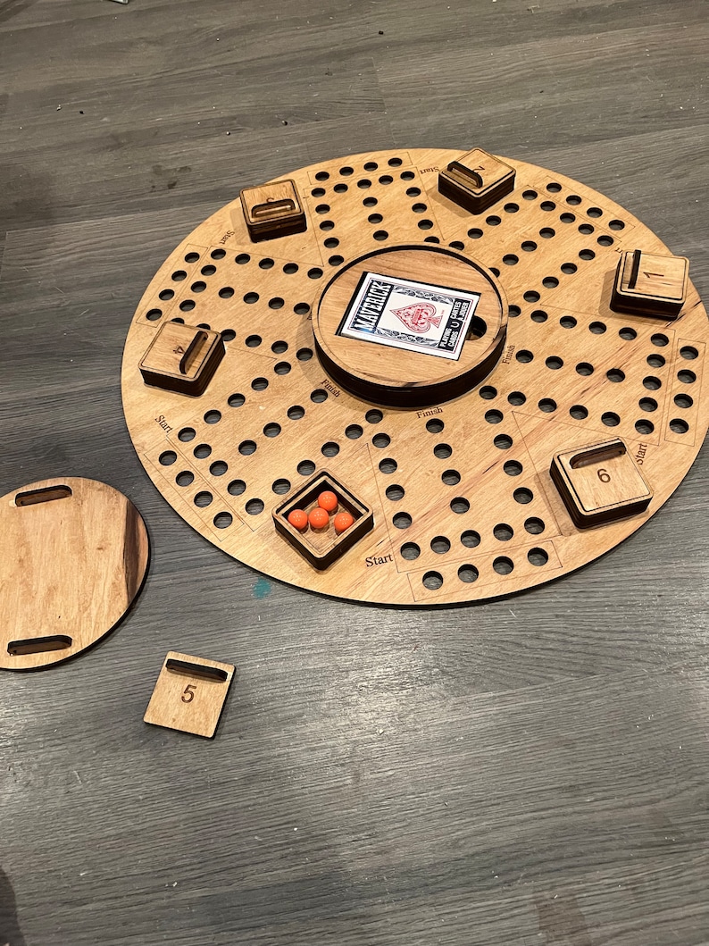 Tock/aggravation Game 6 Player With Storage With Personalization - Etsy