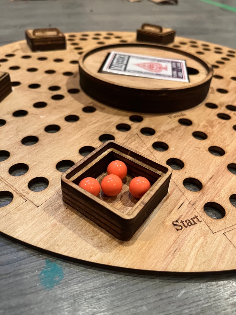 Tock/aggravation Game 6 Player With Storage With Personalization - Etsy ...