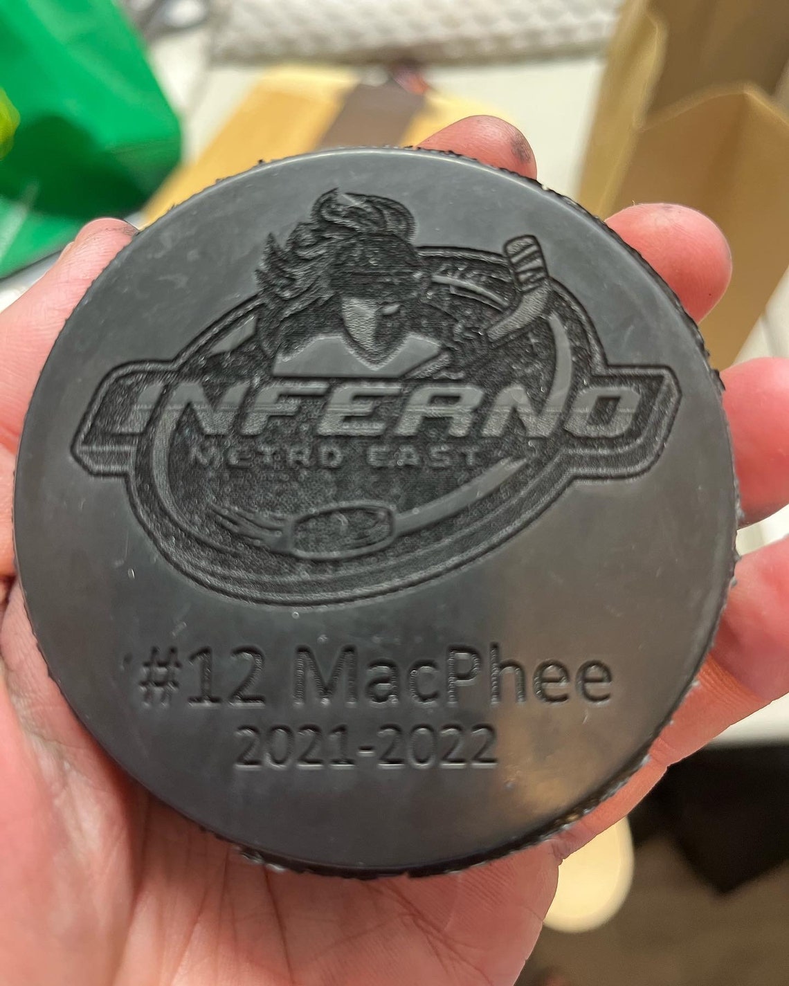 Personalized Custom Engraved Hockey Pucks - Etsy
