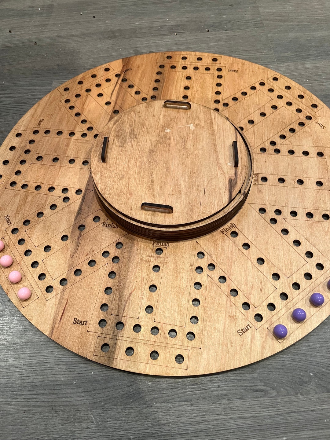 Tock/aggravation Game 8 Player With Storage With Personalization - Etsy