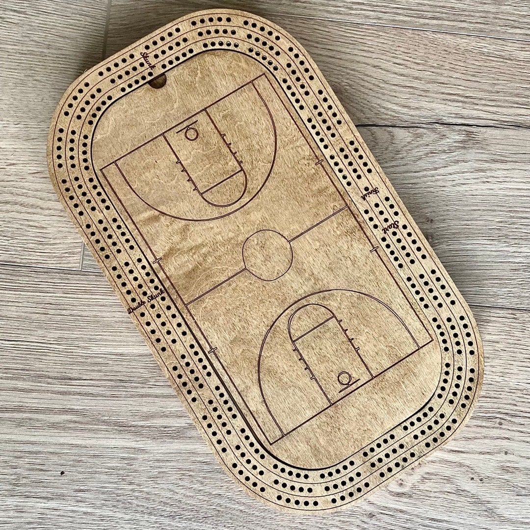 Basketball Cribbage Board Custom Basketball Arena With Any Team - Etsy
