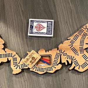 Cribbage Board Custom Made Canadian Province/territory Shape - Etsy