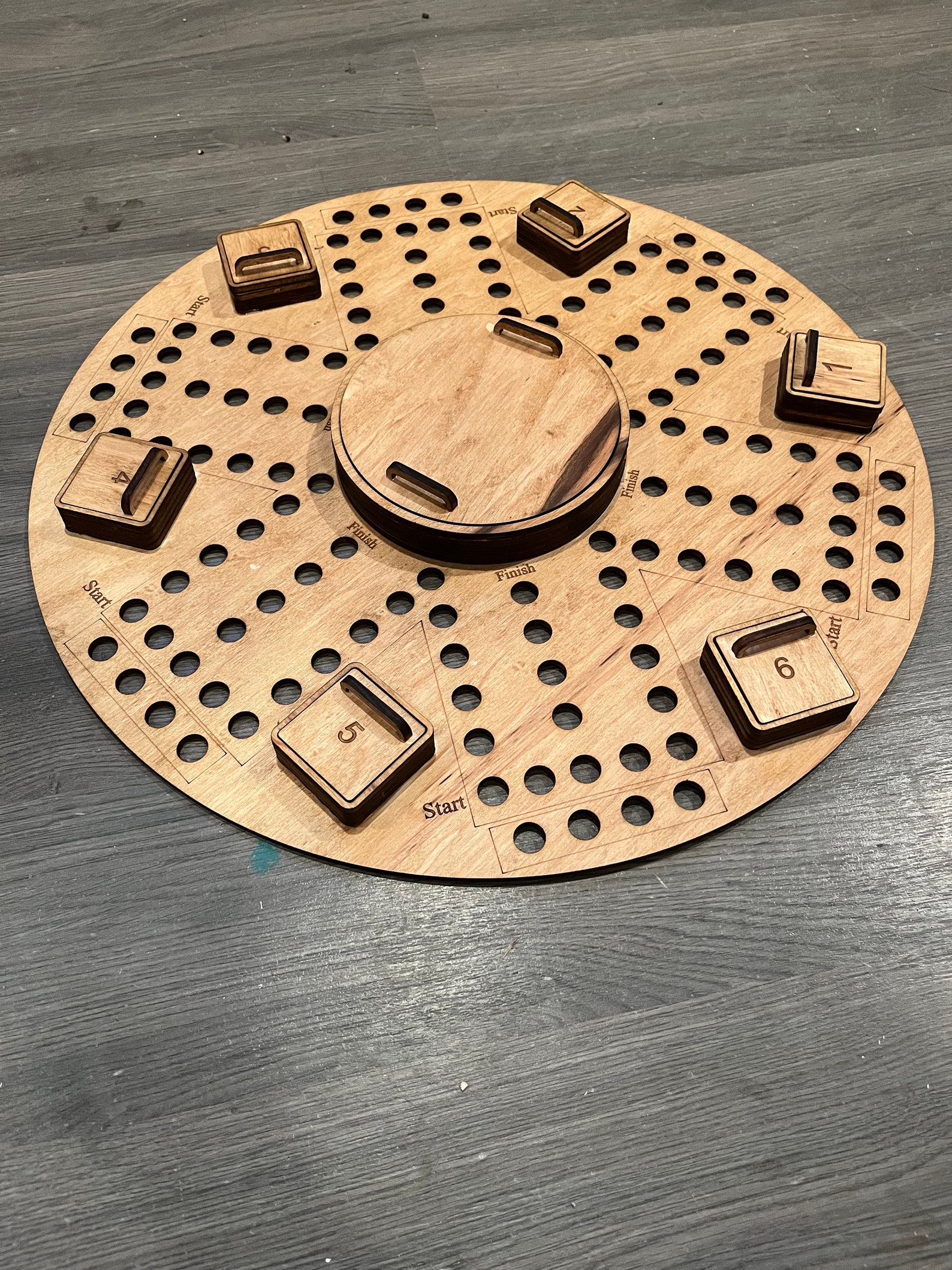 Tock/aggravation Game 6 Player With Storage With Personalization - Etsy