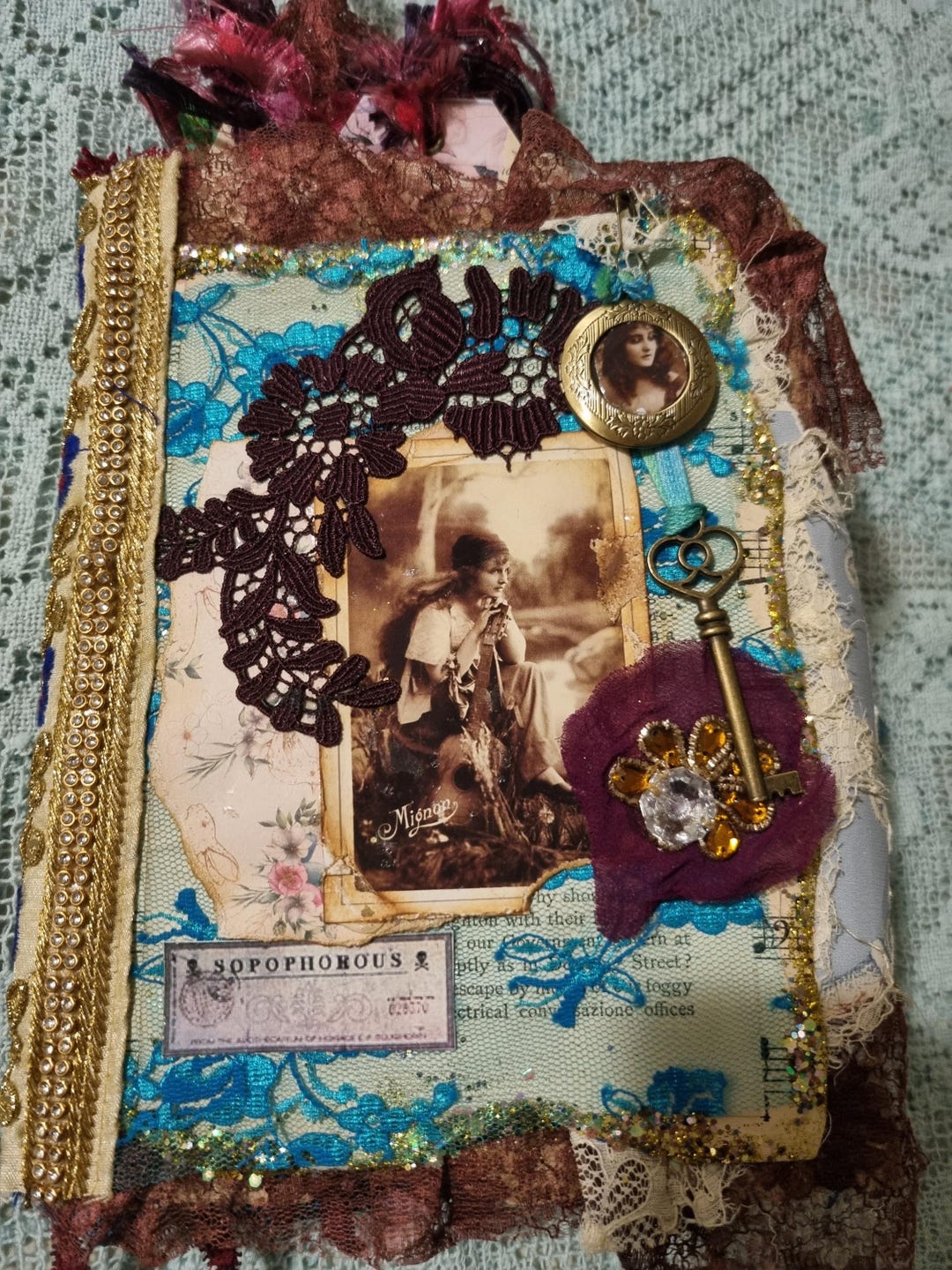 Gypsy Envelope Flip Folio/notebook Bohemian Junk Journal - Etsy