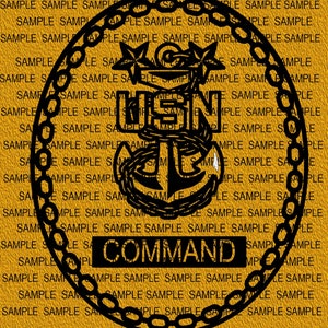 Command Master Chief (CMC)/E9 Badge V2, 2-layer, USN, Svg Ai DXF Png ...