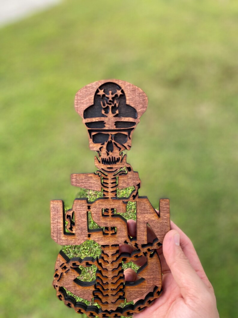 Navy E9/master Chief Skull Anchor Backbone, 2-layer (mandala), USN, Svg ...