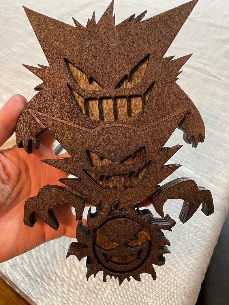 Gengar Evolution (gastly, Haunter, Gengar), Pokemon, 4-layer Design ...