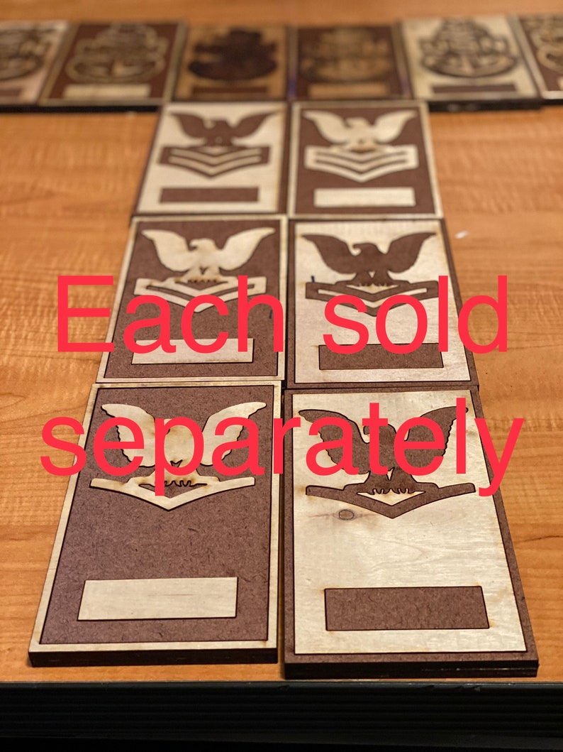 Navy Petty Officer PO2/E5, Enlisted Rank Chevron, USN, 2-layer Design ...