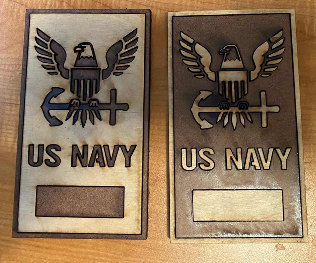 United States Navy (USN) Eagle/crest/plaque, USN, 2-layer Design, Svg ...