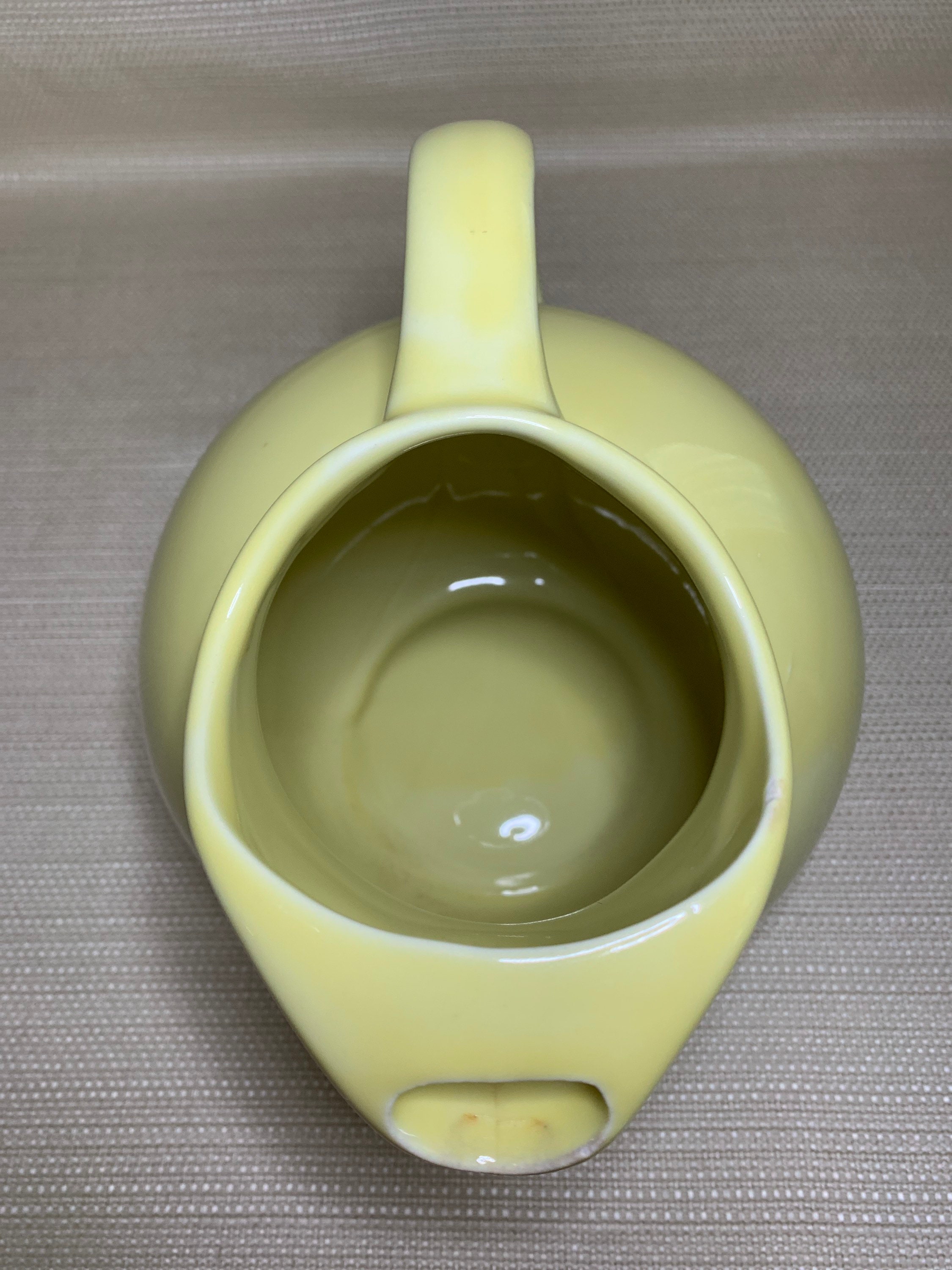 Vintage Hall Yellow Ball Pitcher With Ice Lip. - Etsy