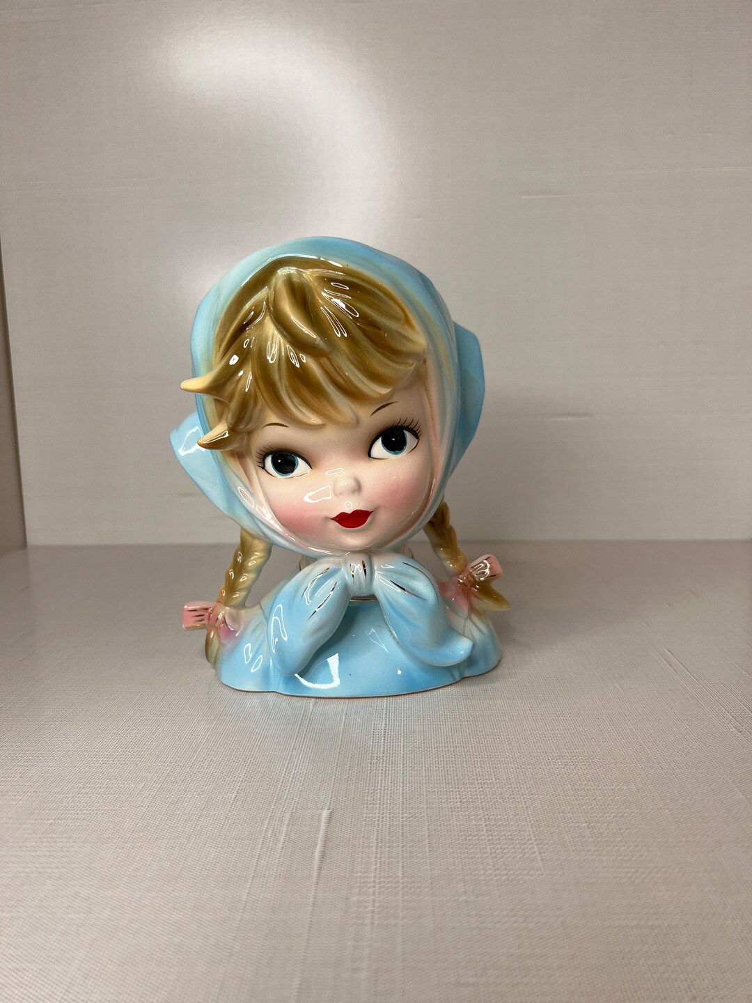 Vintage Inarco Little Girl Head Vase E-2965 - Etsy