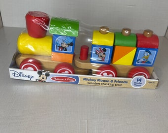 Melissa & doug mickey mouse & friends wooden stacking train store