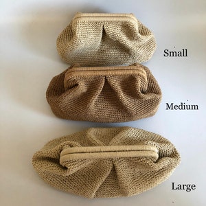 Raffia White Clutch Bag for Wedding Straw Knitted Raffia Bag - Etsy