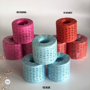 Premium Raffia, 30 Colors, Raffia Yarn, 250 G 310 M, Paper Yarn ...