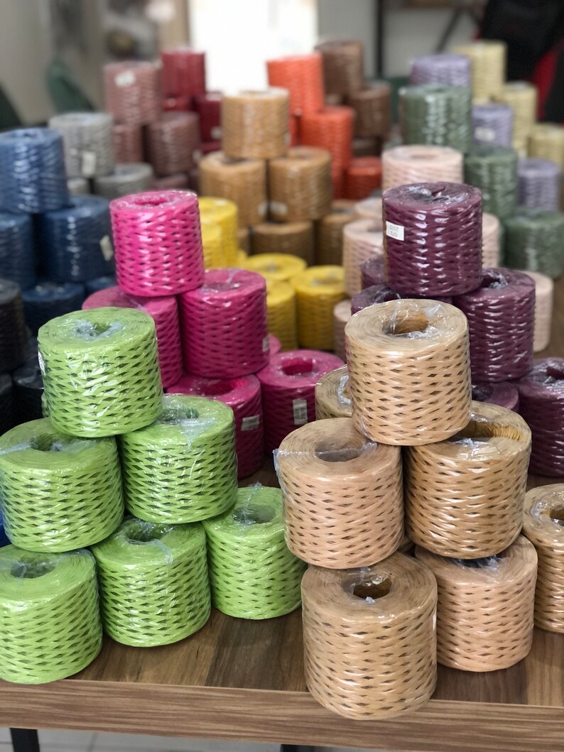 Premium Raffia 30 Colors Raffia Yarn Paper Yarn Washable - Etsy