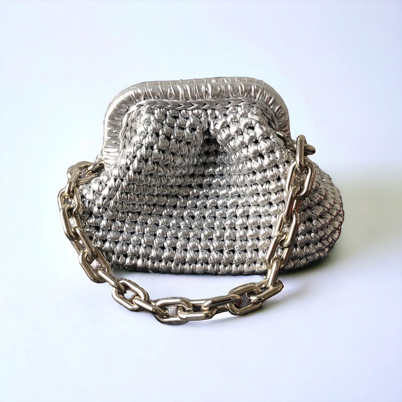 Silver Clutch Bag - Etsy