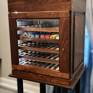 Poker Chip Storage Cabinet - Etsy
