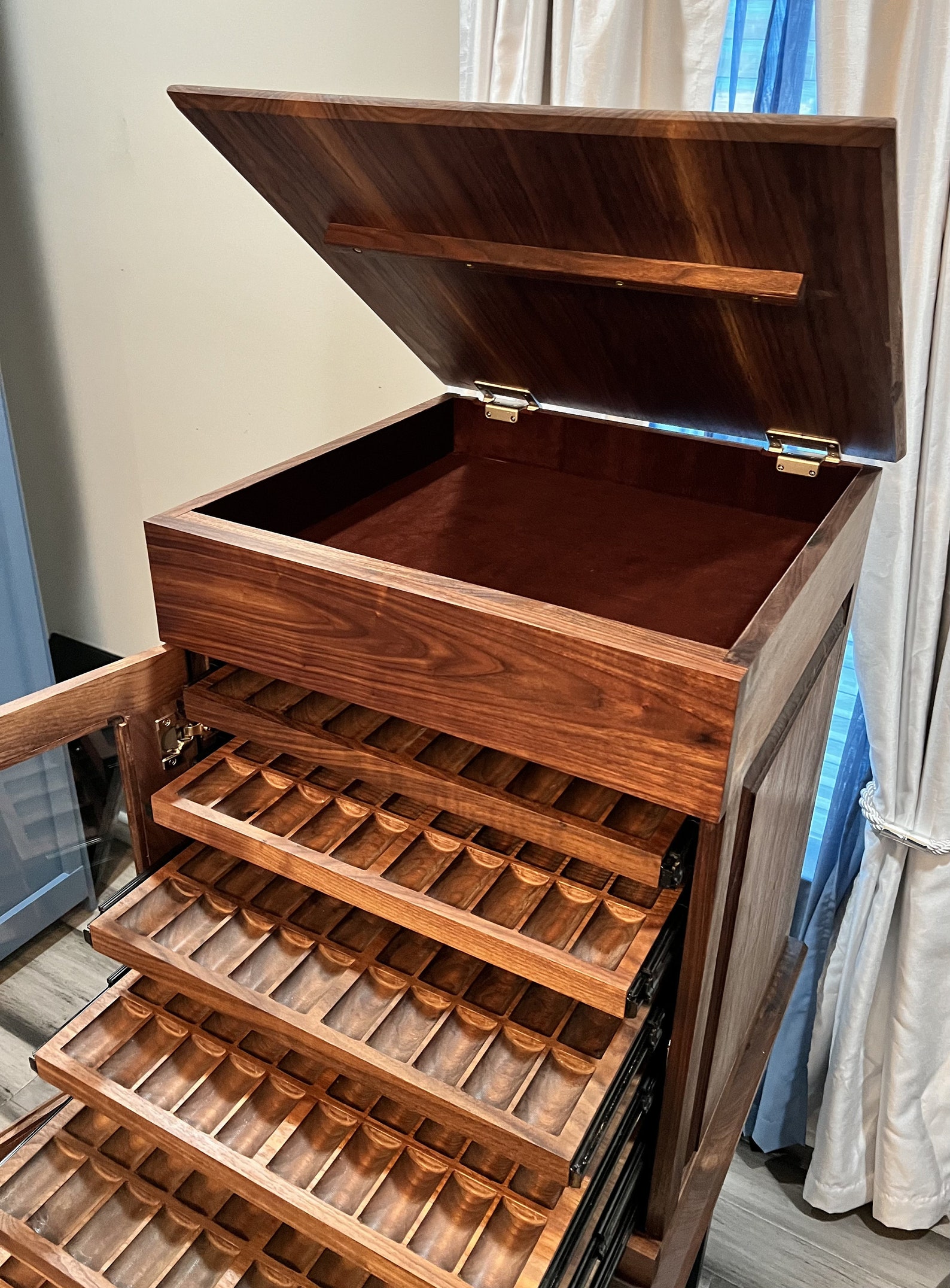 Poker Chip Storage Cabinet - Etsy