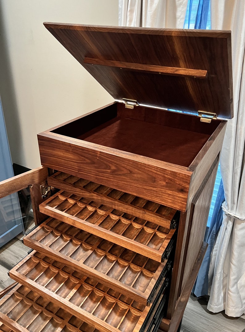 Poker Chip Storage Cabinet - Etsy
