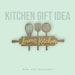 Personalised Name Kitchen Wall Sign. Utensils. Mothers Day Gift ...