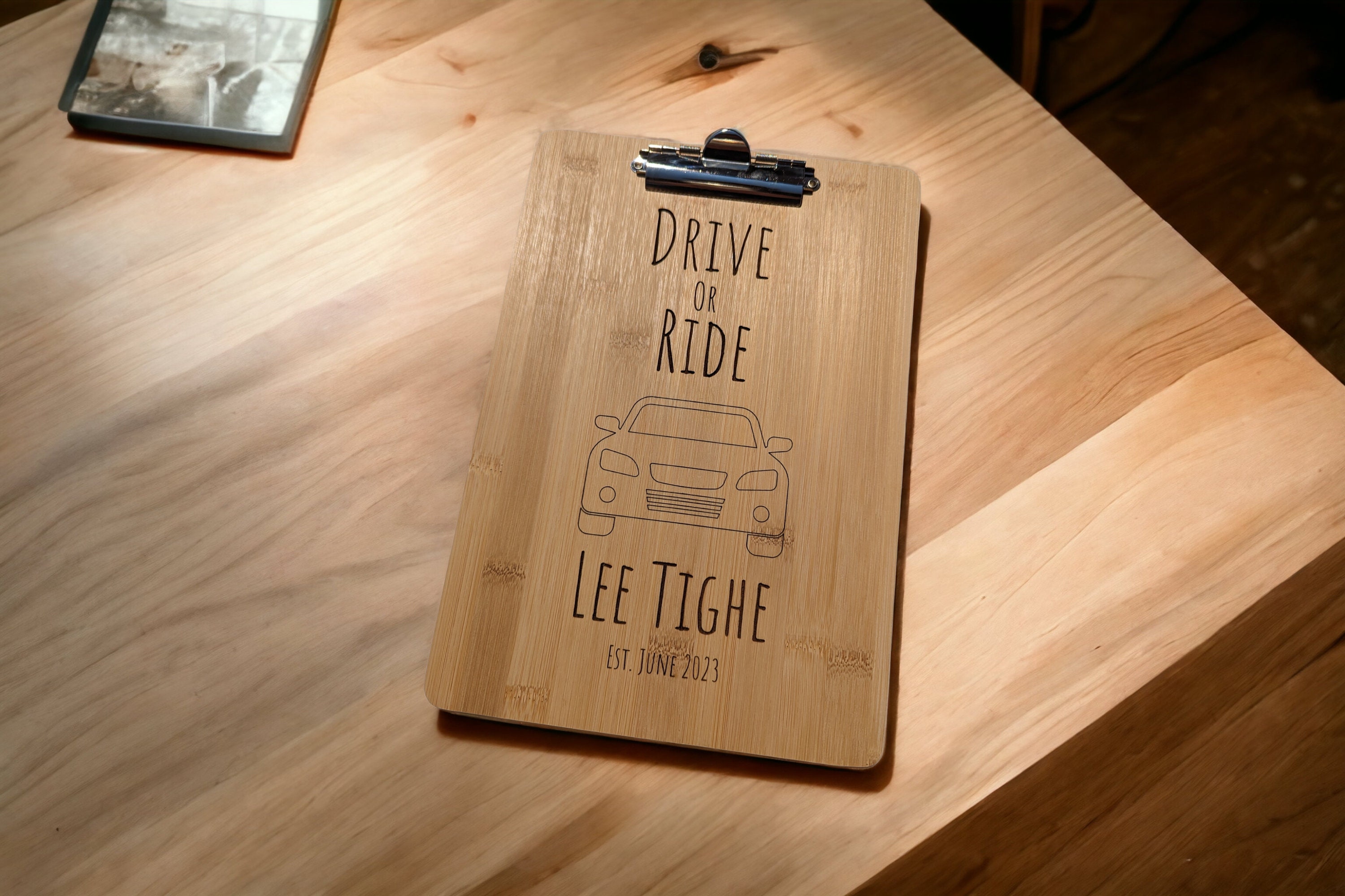 Personalised Bamboo Clipboard A4 - Custom Office Gift Bingo Board - Etsy UK