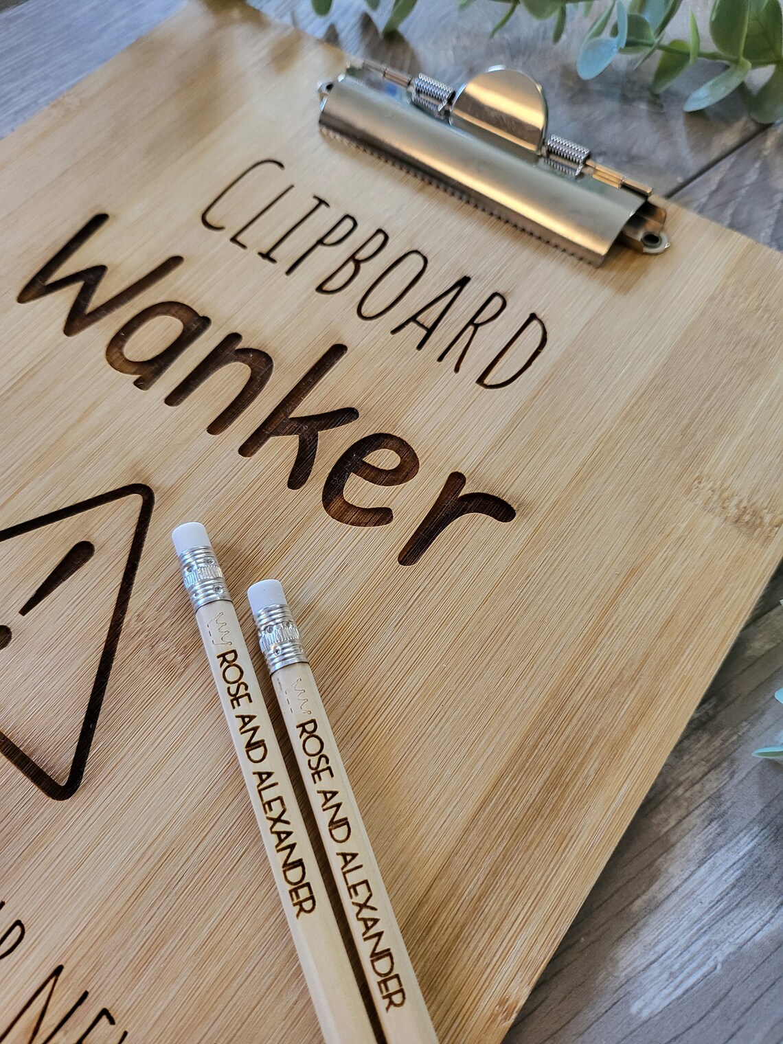 Personalised Bamboo Clipboard A4 - Custom Office Gift Bingo Board - Etsy UK