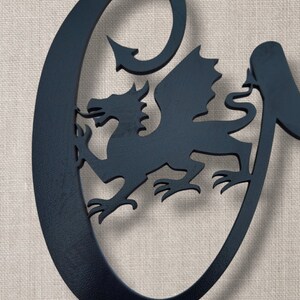 Cwtch Welsh Dragon Wall Art: Black MDF Wales Cuddle Sign - Etsy UK