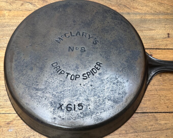 Rare Restored 1920s Mcclary Drip Top Spider - Rare Size 8 - Perfect for ...