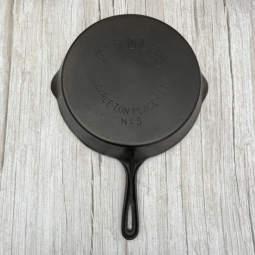 Restored Vintage Small Block Findlay Cast Iron Pan With Smart Ghostmark ...