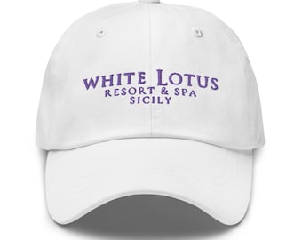 White Lotus Dad Hat - Etsy