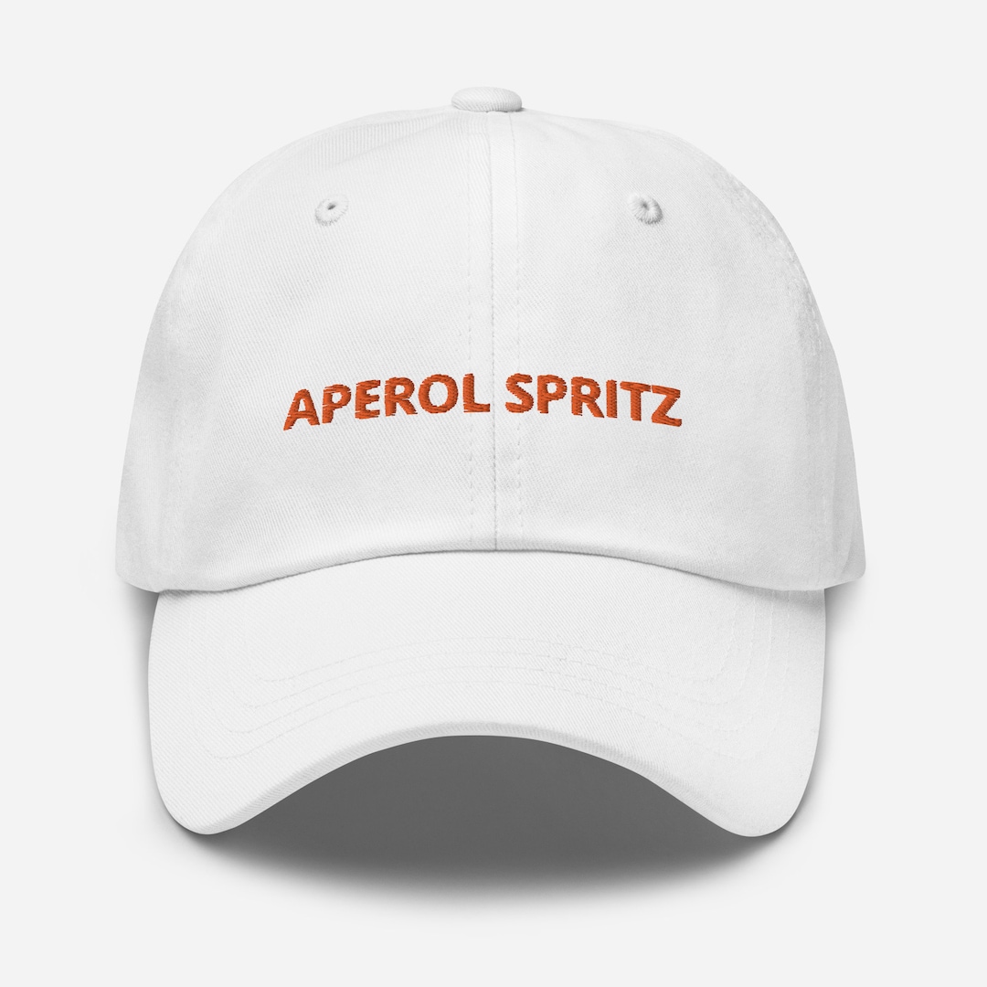 Aperol Spritz Embroidered Dad Hat | Cocktail Gift Ideas - Etsy