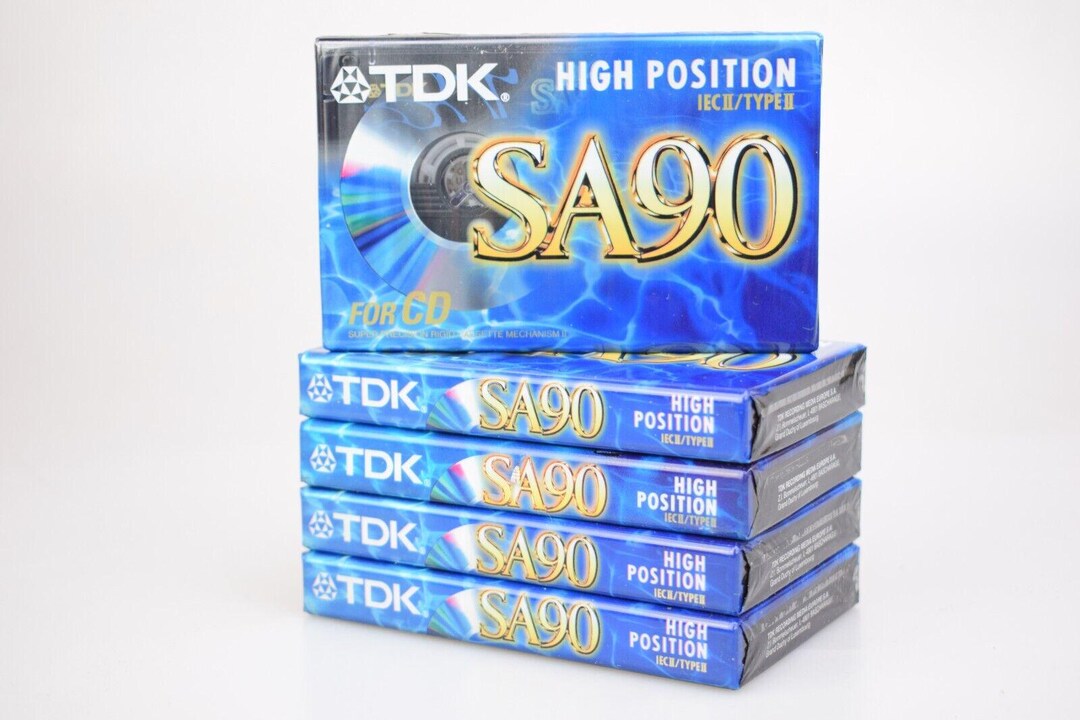 5x Sealed New TDK SA90 Chrome Position Audio Cassette - Etsy