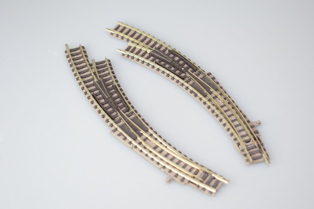 2x N Scale Fleischmann Piccolo Switch Track 9142 R + L - Etsy