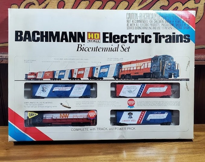Bicentennial Train Set by Bachman Vintage 1975 - Etsy