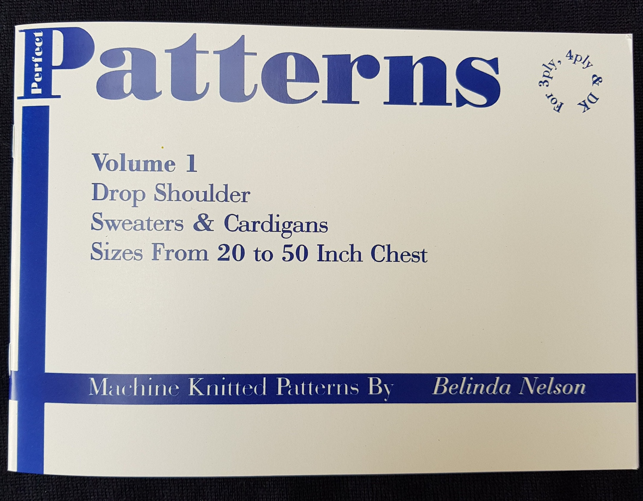 3 Machine Knitting Books 3,4ply and DK. Drop Shoulder, Set in Sleeve ...