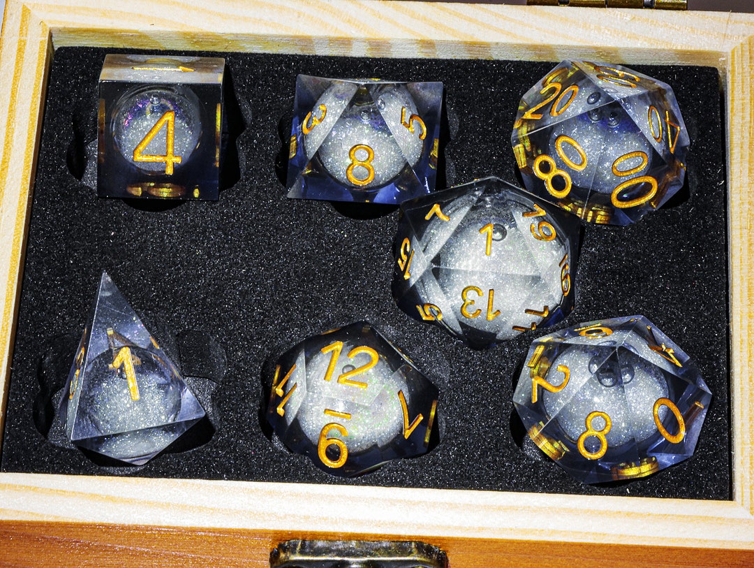 Dnd Liquid Core Dice Set for Role Playing Games / Dungeons and - Etsy