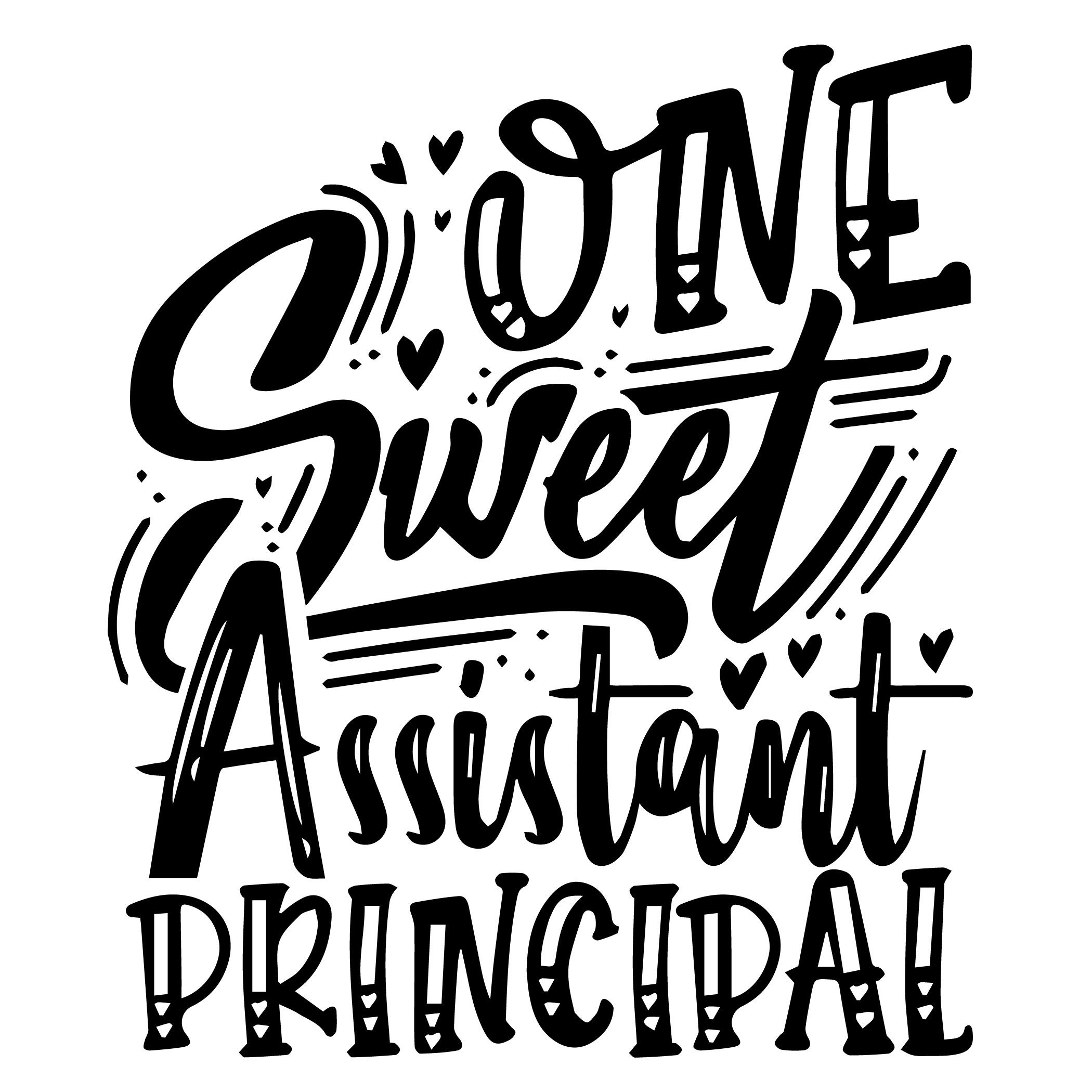 One Sweet Principal Svg, Assistant Principal Svg, Sweet Svg, Middle ...
