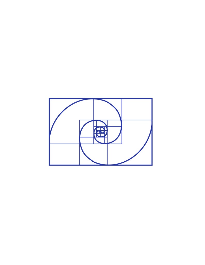 Fibonacci Spiral Clipart Png, Fibonacci Day SVG, Golden Ratio SVG ...