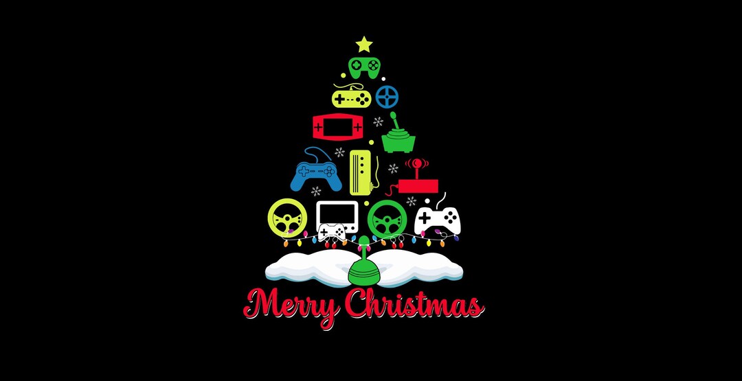 Game Christmas Tree Svg, Christmas Game Shirt Svg, Game Controller ...