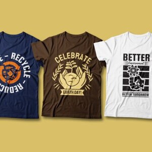 Earth Day SVG Bundle, Earth Day Slogan Svg, Earth Day SVG for T-shirt ...