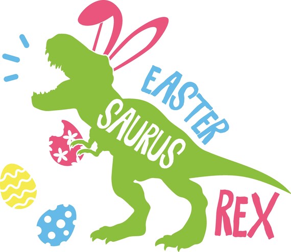 Dinosaur Happy Easter