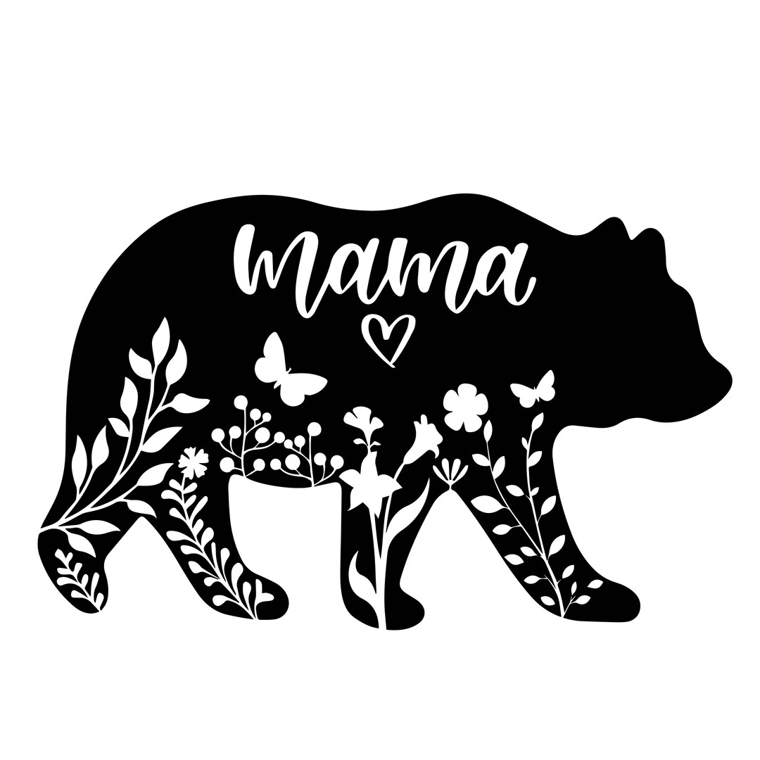 Mama Bear Svg Png Eps Pdf Files, Mama Bear SVG, Mom Life Svg, Mom to Be ...
