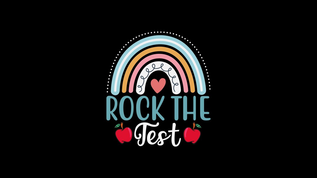 Rock the Test Svg, Rock the Test Teacher Svg, Test Day Svg, Do Not ...