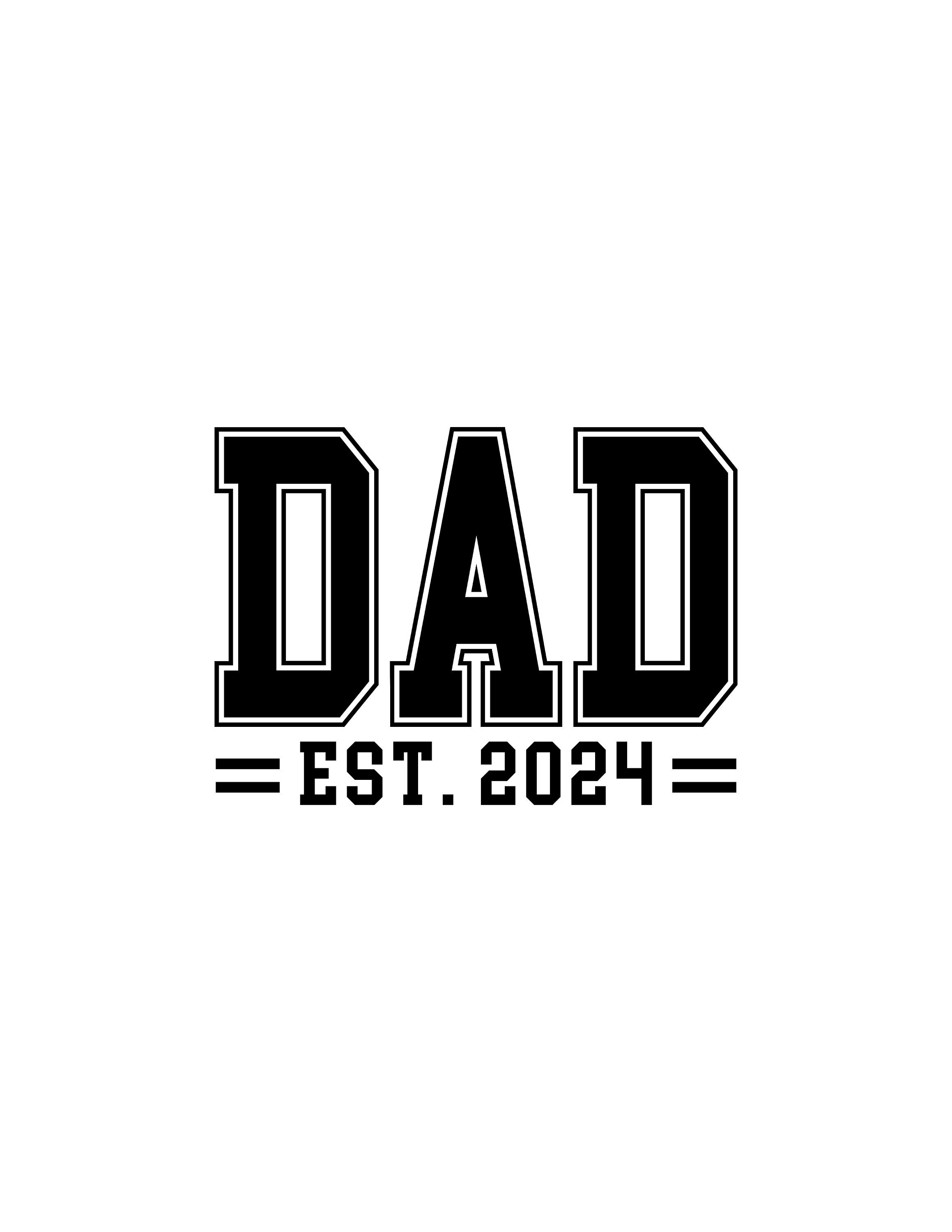 Varsity Dad Font Bundle, Dad Est 2024 SVG Bundle, Father 2024 Svg, Dad ...