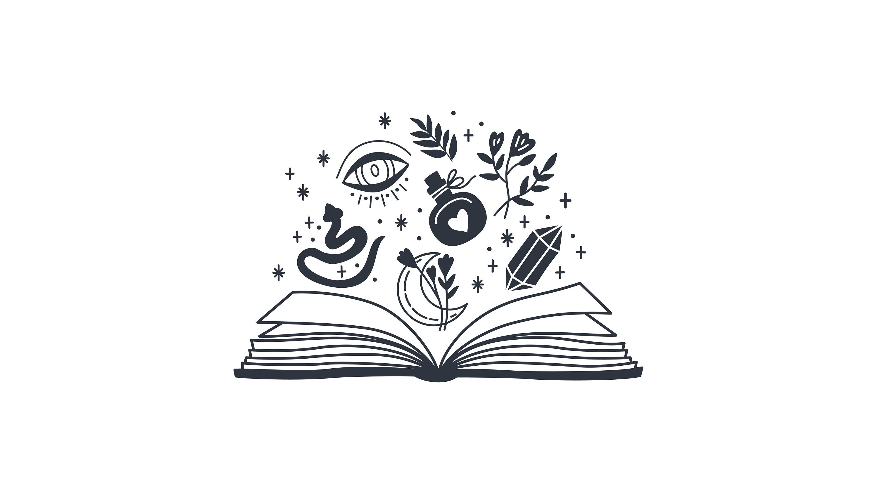 Books SVG, Reading Svg, Books Are Magic SVG, Mystical Svg, Moon Svg ...