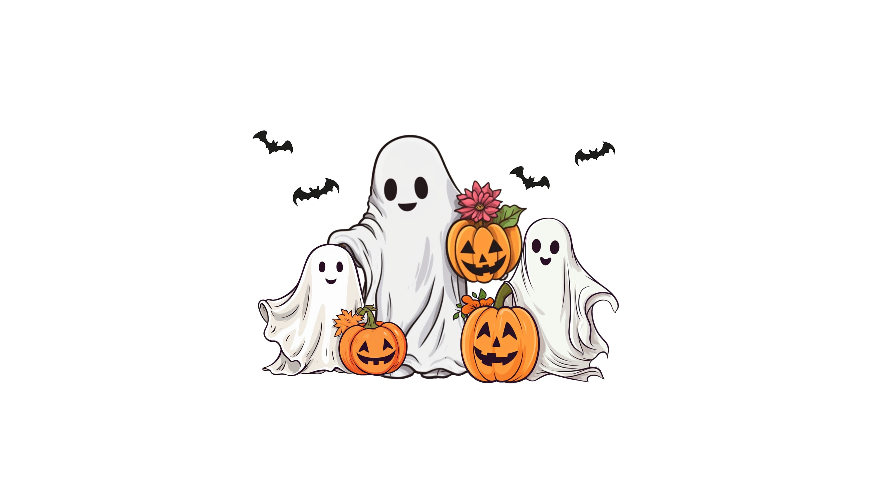 Ghost Pumpkin Png Cute Spooky Ghost Png Stay Spooky Png - Etsy