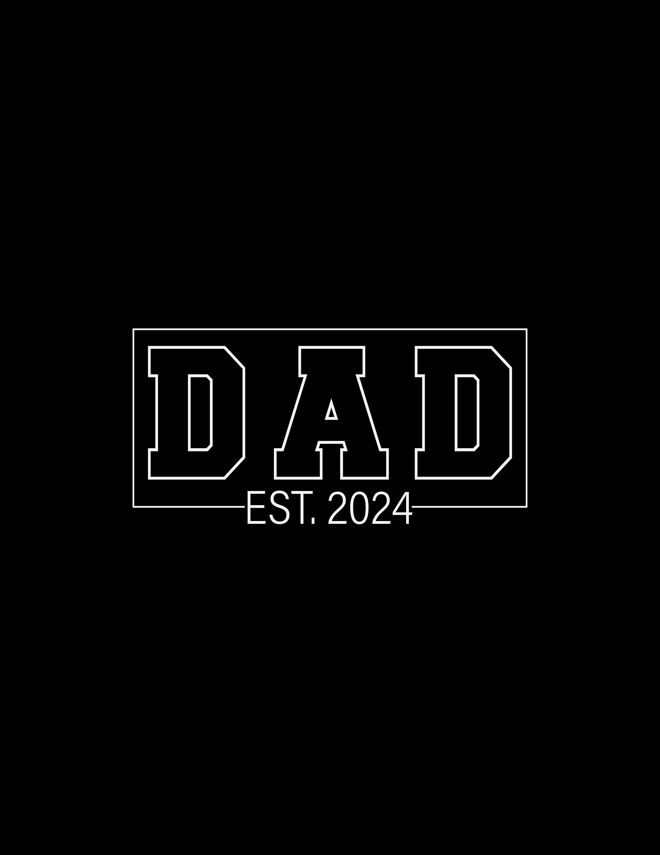 Dad Est 2024 Svg, Dad Est. 2024 Png, New Dad to Be Svg, Pregnancy ...