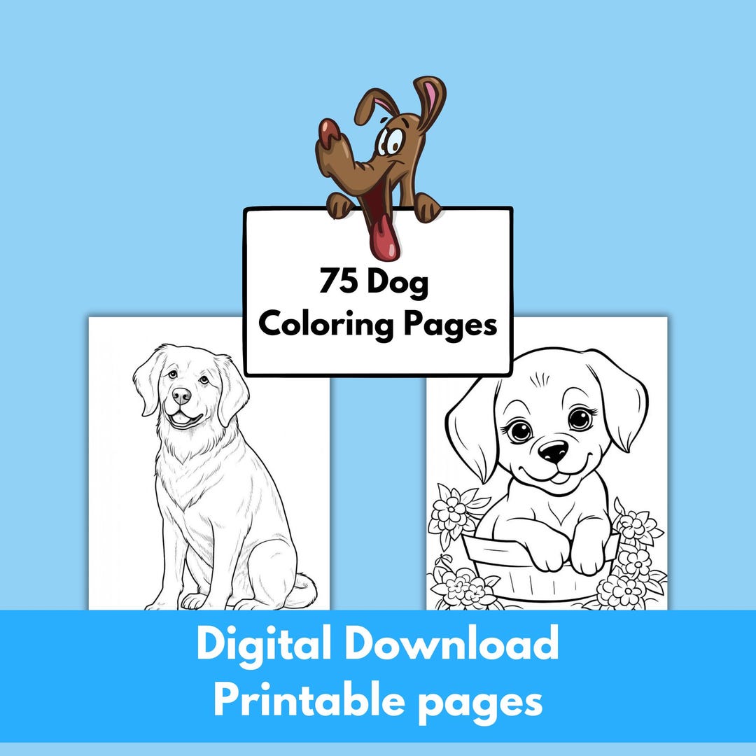 75 Dog Coloring Pages | Printable Coloring Pages | Dog Coloring Pages ...