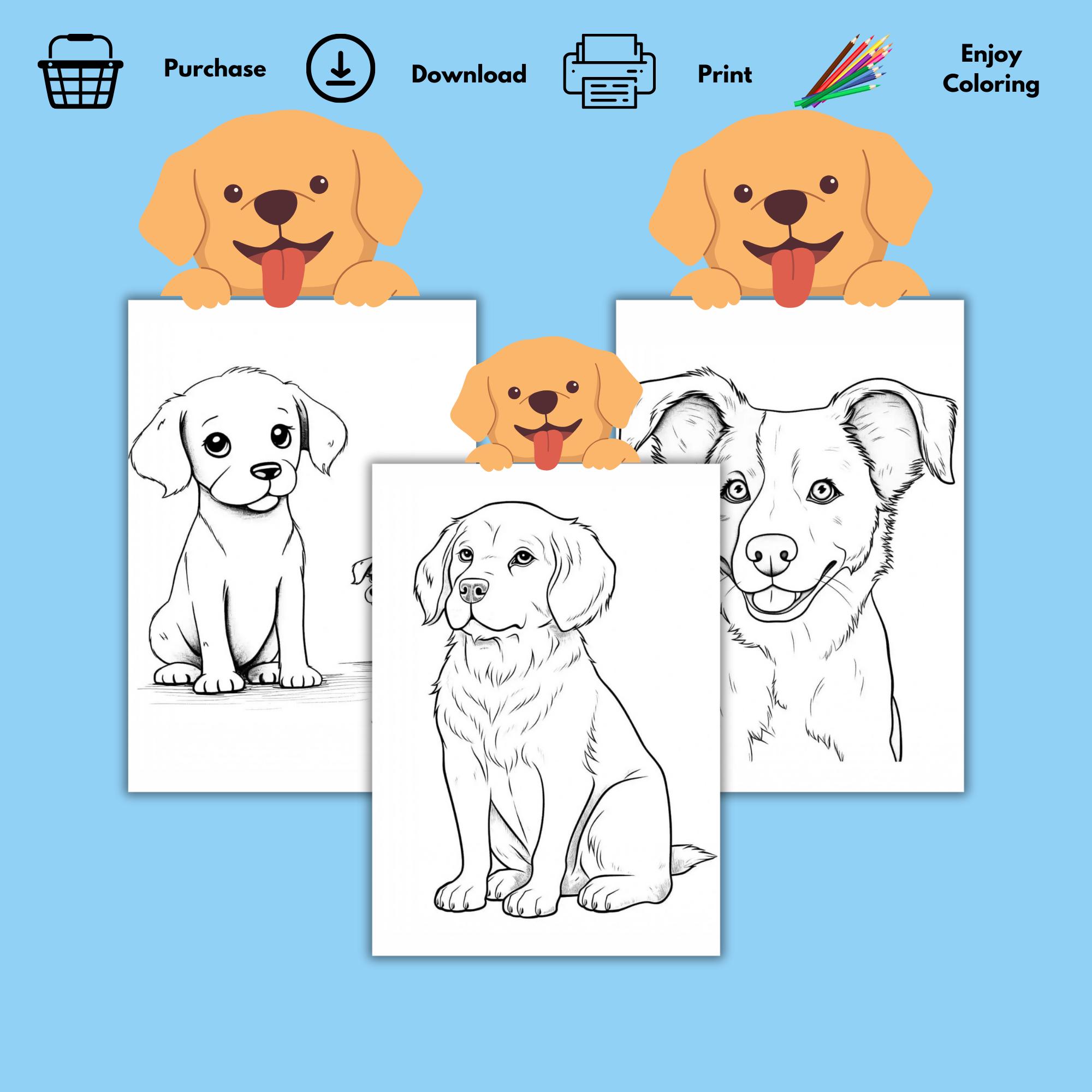 75 Dog Coloring Pages | Printable Coloring Pages | Dog Coloring Pages ...