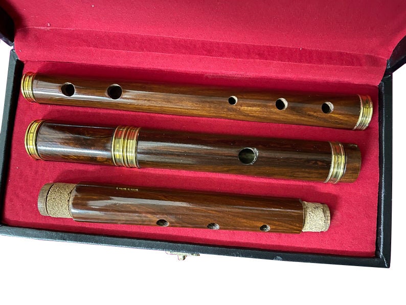 Handmade Rosewood Flute Student Level Irish Flute in the Key of D 4 ...